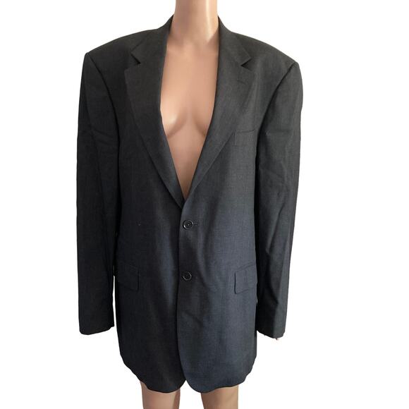 Pronto Uomo | Suits & Blazers | Pronto Uomo Firenze Blazer Mens 43r 0 Wool Blend 2 Button Paolo ...